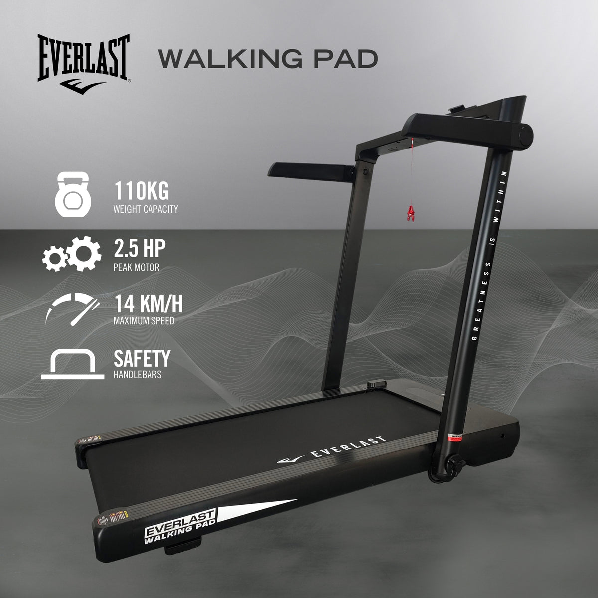 Everlast Space Smart Walking Pad – Compact & Powerful Treadmill ...