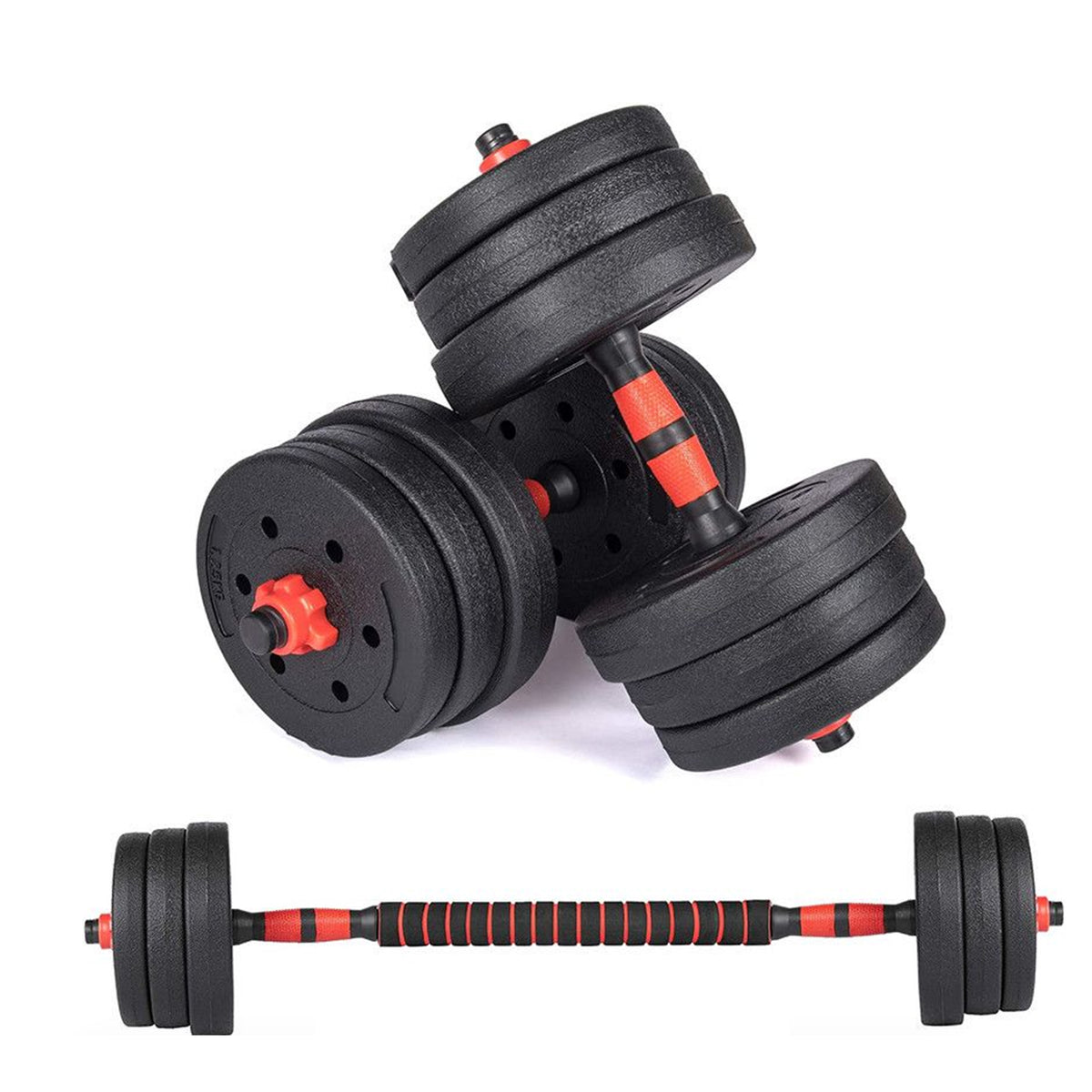 Everlast 20KG Vinyl Barbell & Dumbbell Set – Everlast South Africa