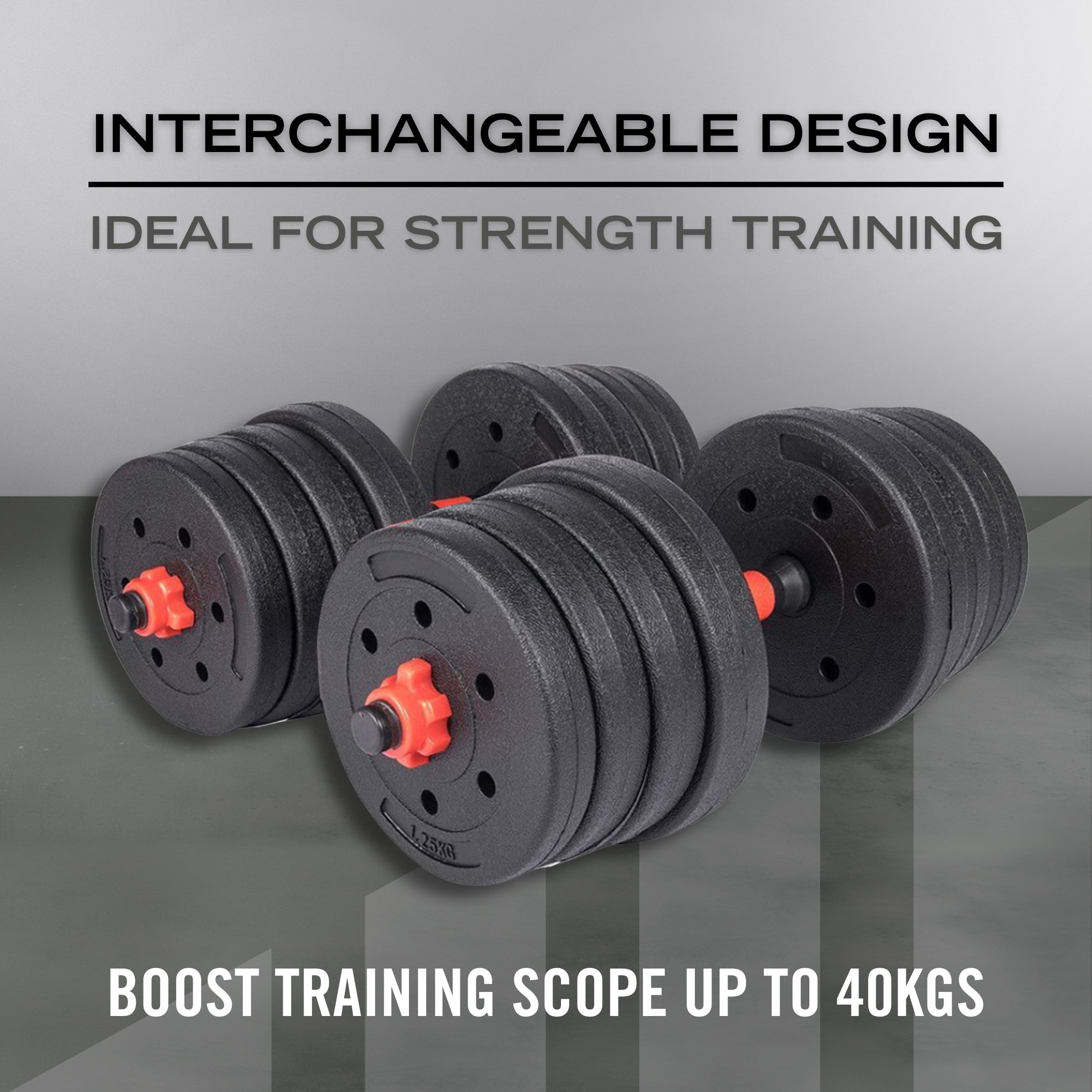 Everlast 40KG Vinyl Barbell & Dumbbell Set – Everlast South Africa