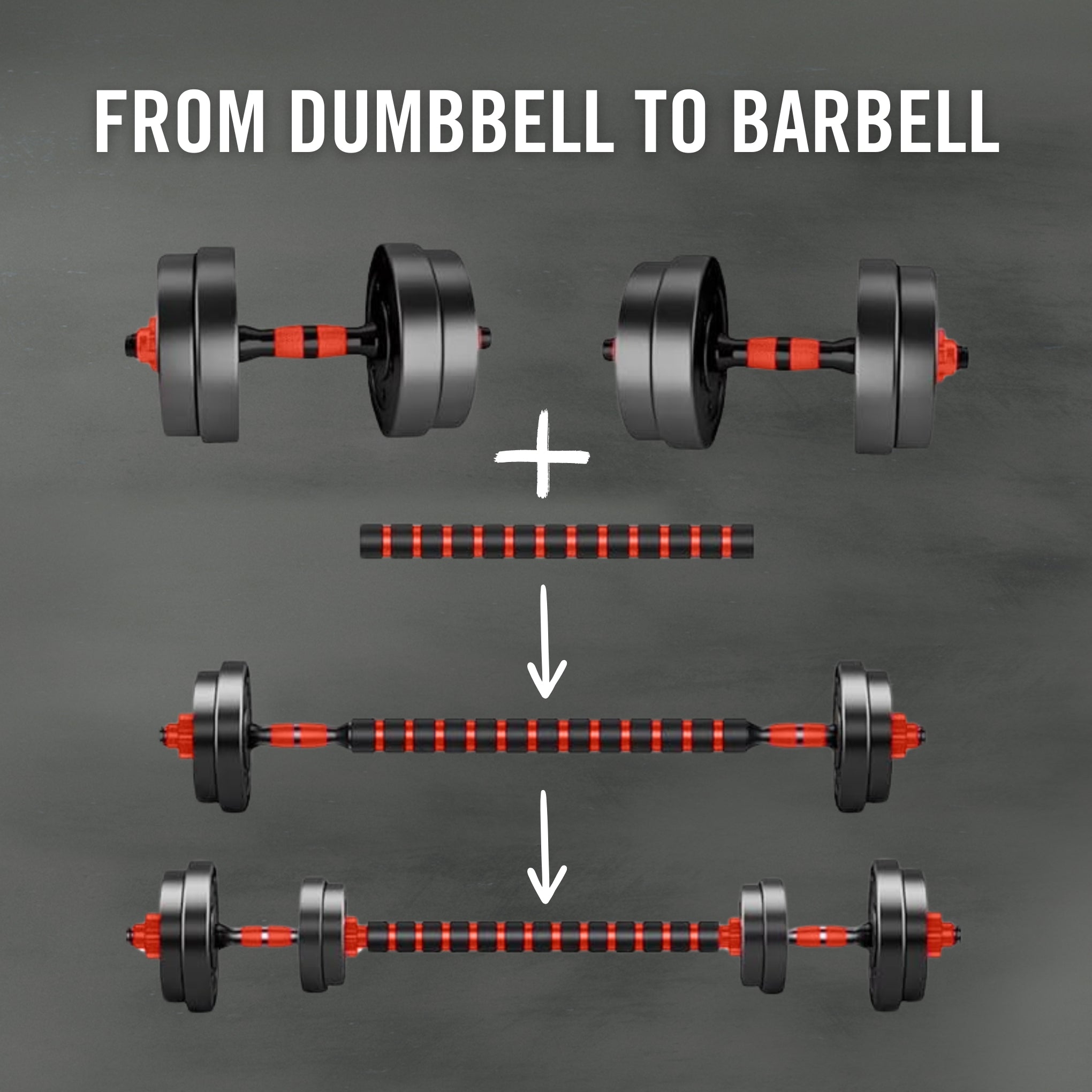 Everlast 40KG Vinyl Barbell & Dumbbell Set – Everlast South Africa