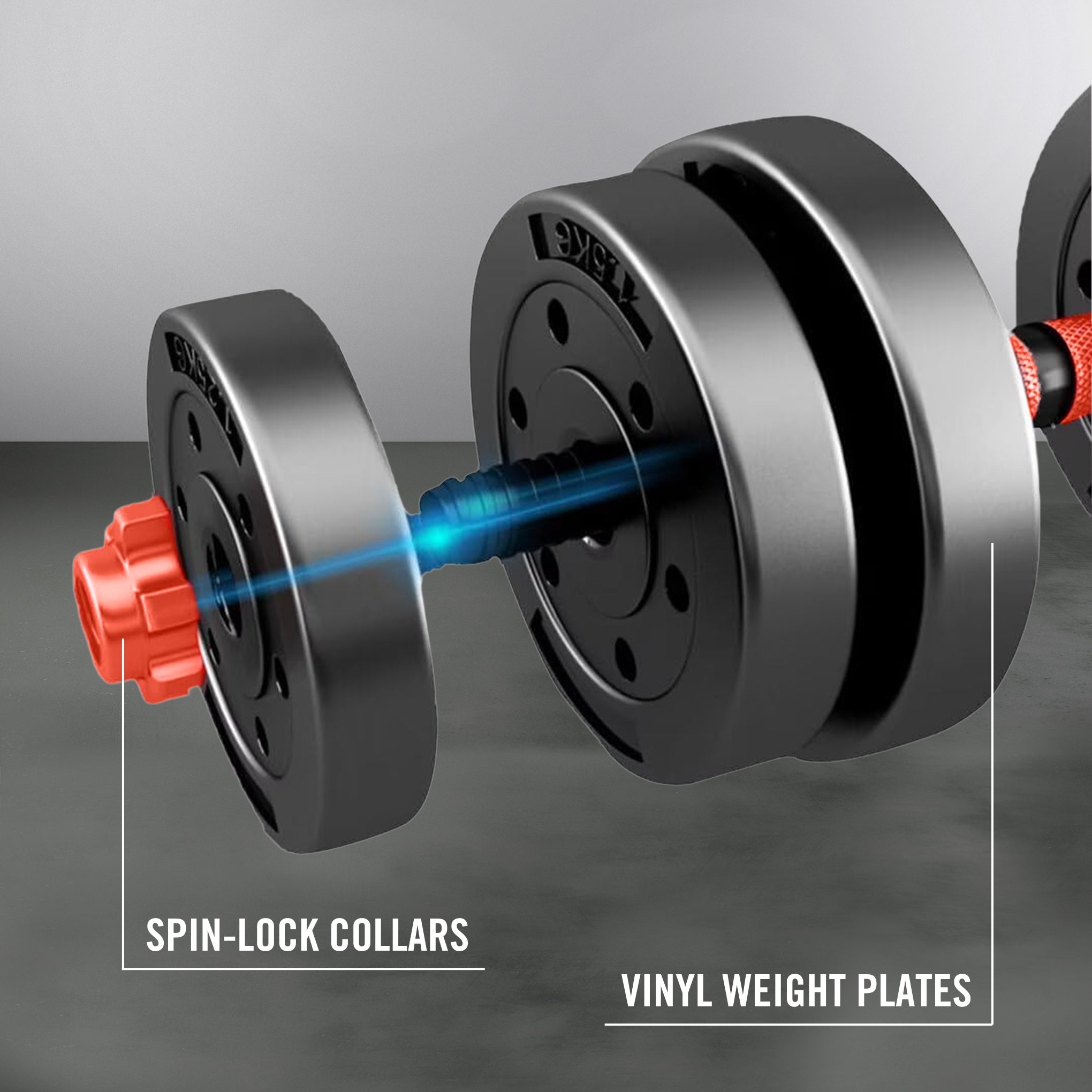Everlast 40KG Vinyl Barbell & Dumbbell Set – Everlast South Africa